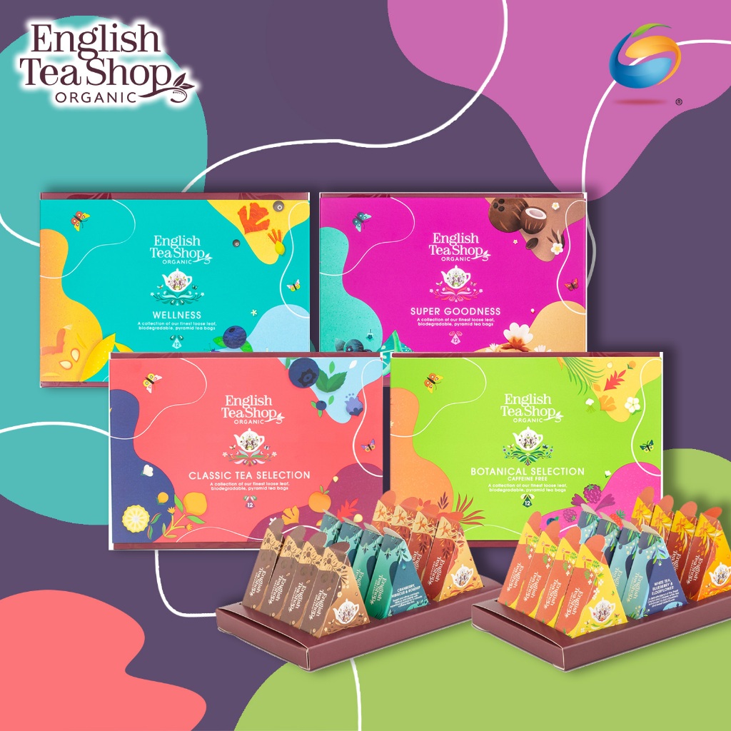 English Tea Shop All Year Gifting Pyramid Collection 12 Pyramid ...