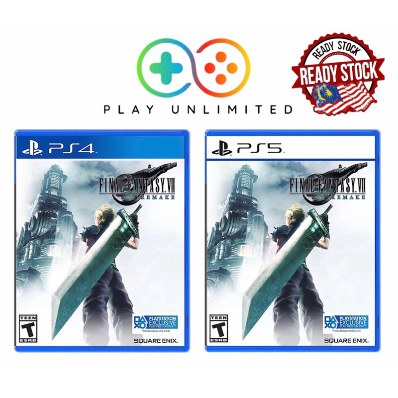 PS4 FINAL FANTASY 7 / REMAKE FINAL FANTASY VII REMAKE(R3) - Used PS4 ...