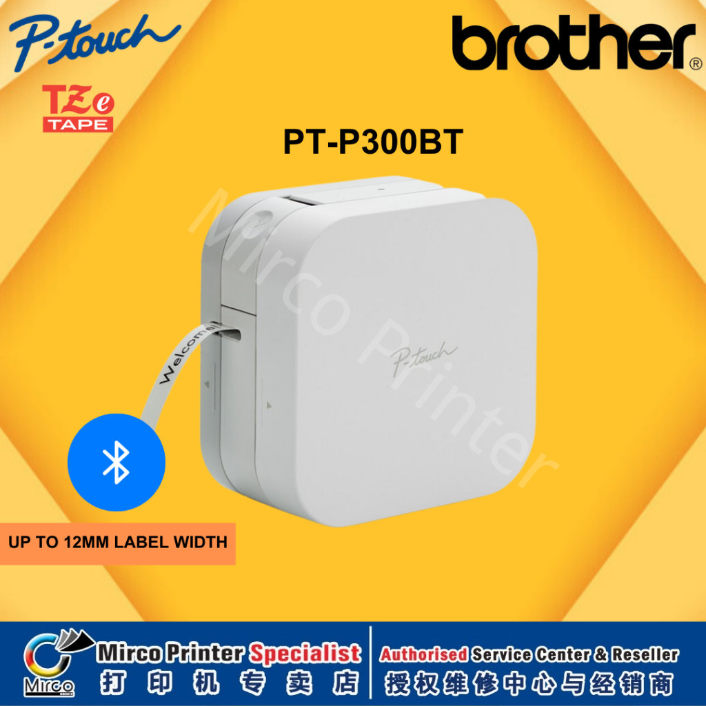 Brother PT-P300BT Mobile Portable Label Printer (Bluetooth Connect ...