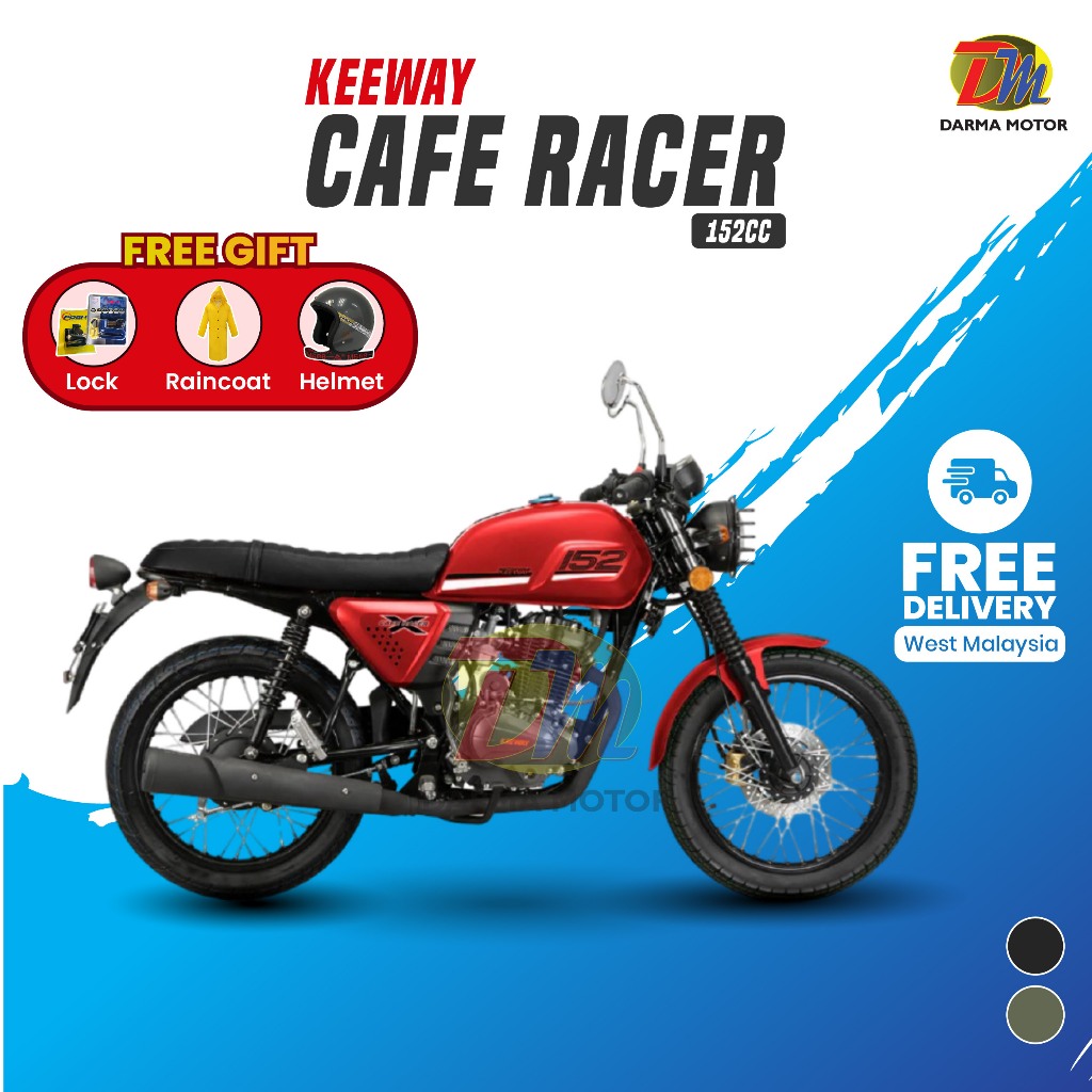 KEEWAY CAFE RACER 152cc Motorcycle | Shopee Malaysia