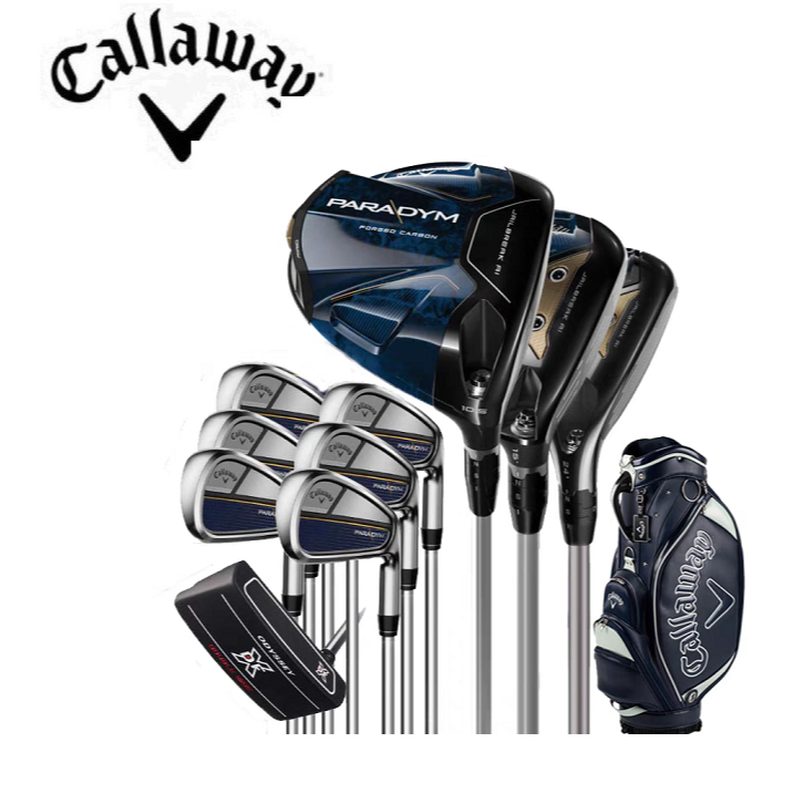 Callaway Golf Clubs Paradym Set Of Poles Full Set of 10 Poles With Golf ...