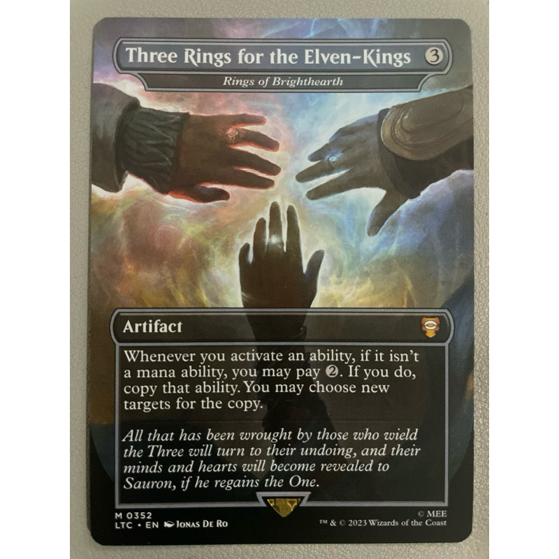 MTG:The Lord of the Rings (LTR) M0352 - Rings of Brightearth (Three ...