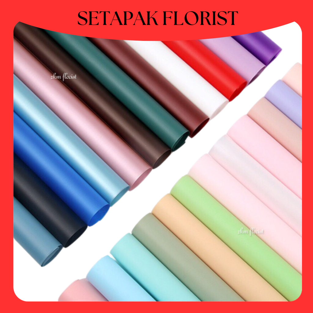 (20PCS) WW WATERPROOF Flower Wrapping Paper Bouquet Gift Florist Wrap ...