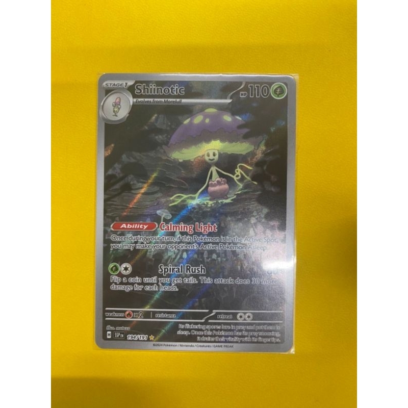 PTCG SV8 Surging Sparks Shiinotic illustration rare 194/191 | Shopee Malaysia