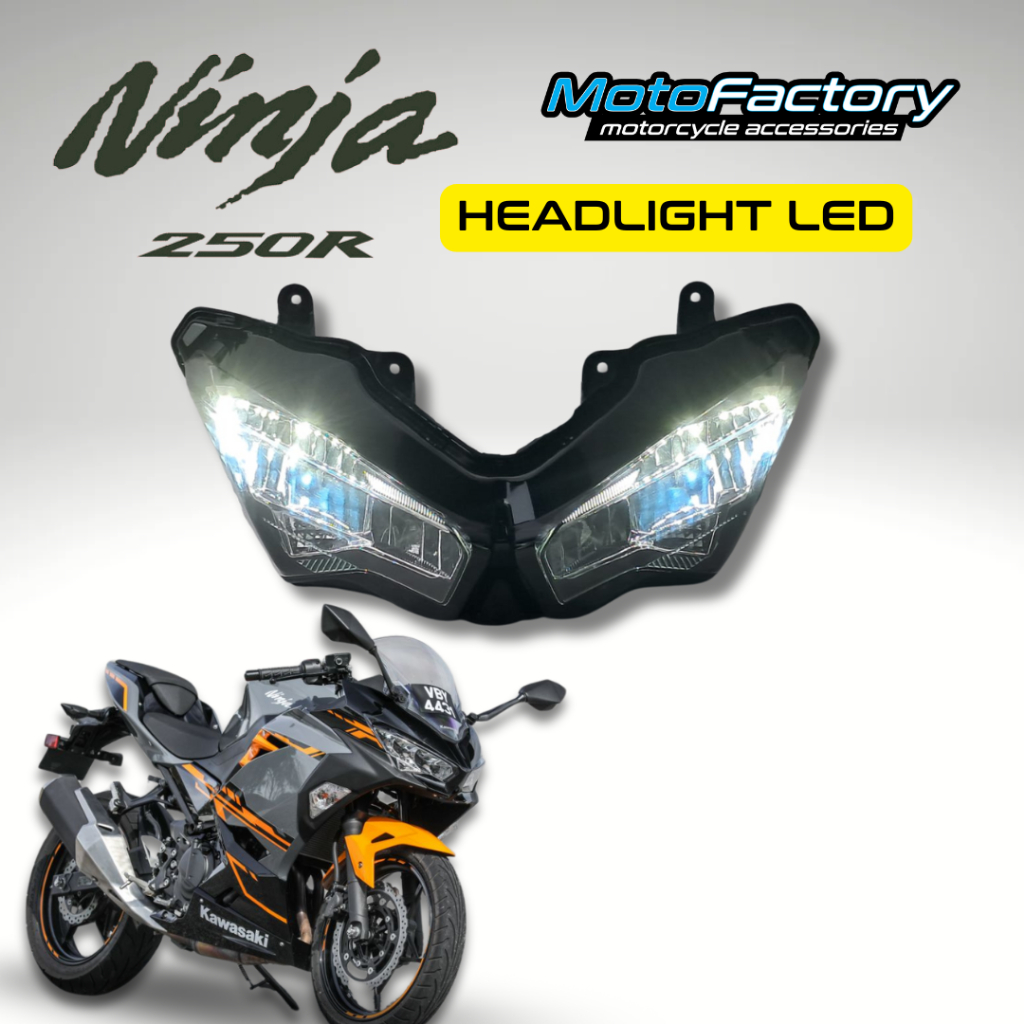 KAWASAKI NINJA250R ZX25R 2019 HEADLAMP LED HEADLIGHT LAMPU DEPAN | Shopee Malaysia