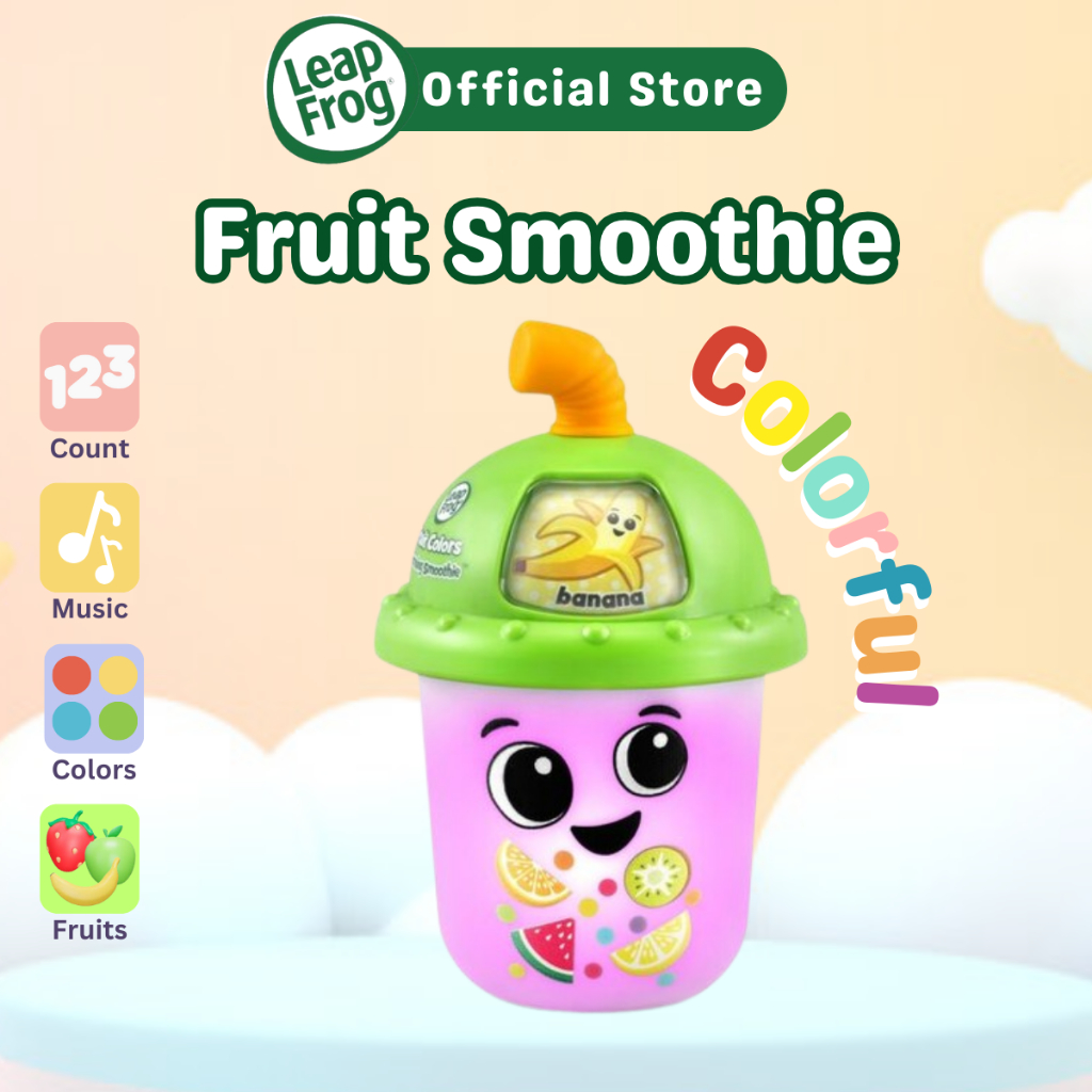 LeapFrog Fruit Colors Learning Smoothie - Baby Teether Learn Colors Toy ...