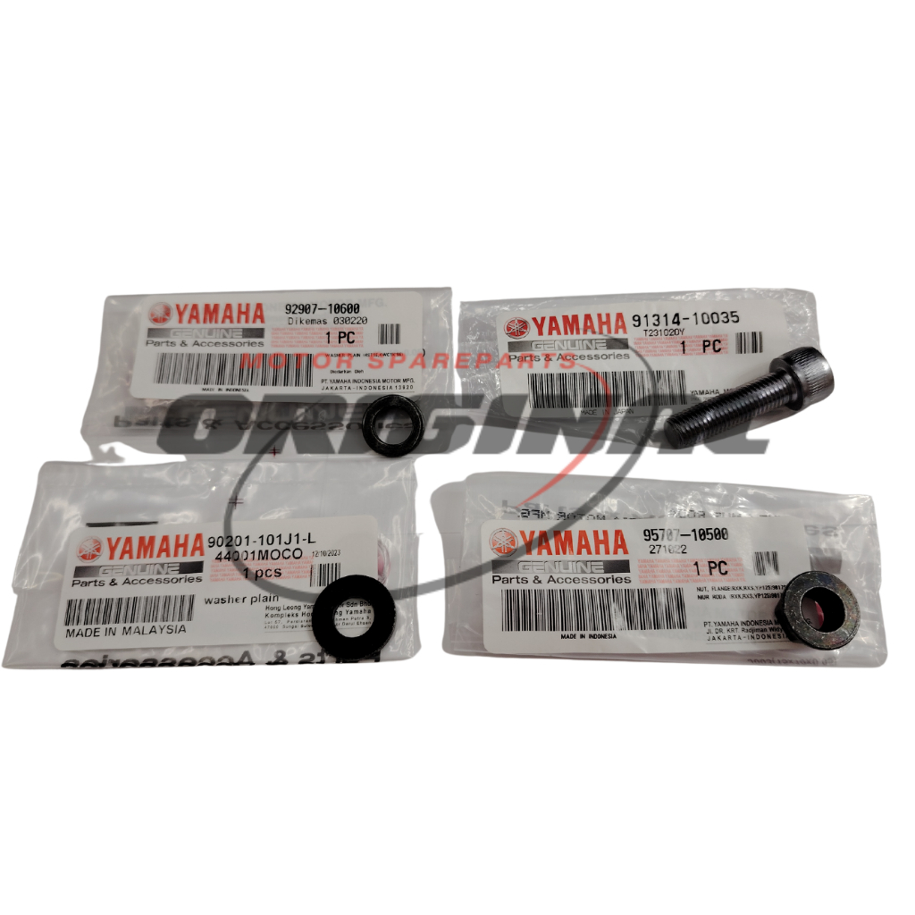 RXZ MUFFLER BOLT EXHAUST SCREW ALLENKEY NUT WASHER PLATE EKZOS ORIGINAL ...