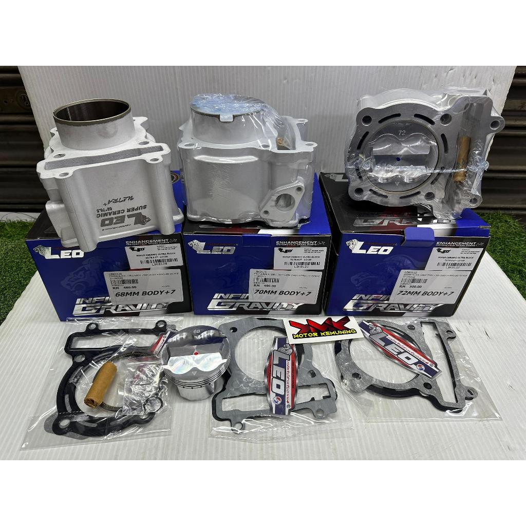 LC135 / Y15ZR LEO Ceramic Block BLOK RACING 68MM+7MMBody 70MM+7 Body ...