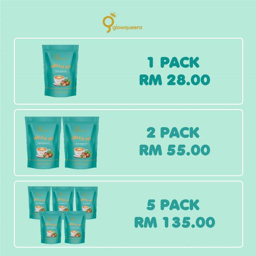 HELLO FIT GLOW QUEENZ 6 SACHET PER PACK | Shopee Malaysia