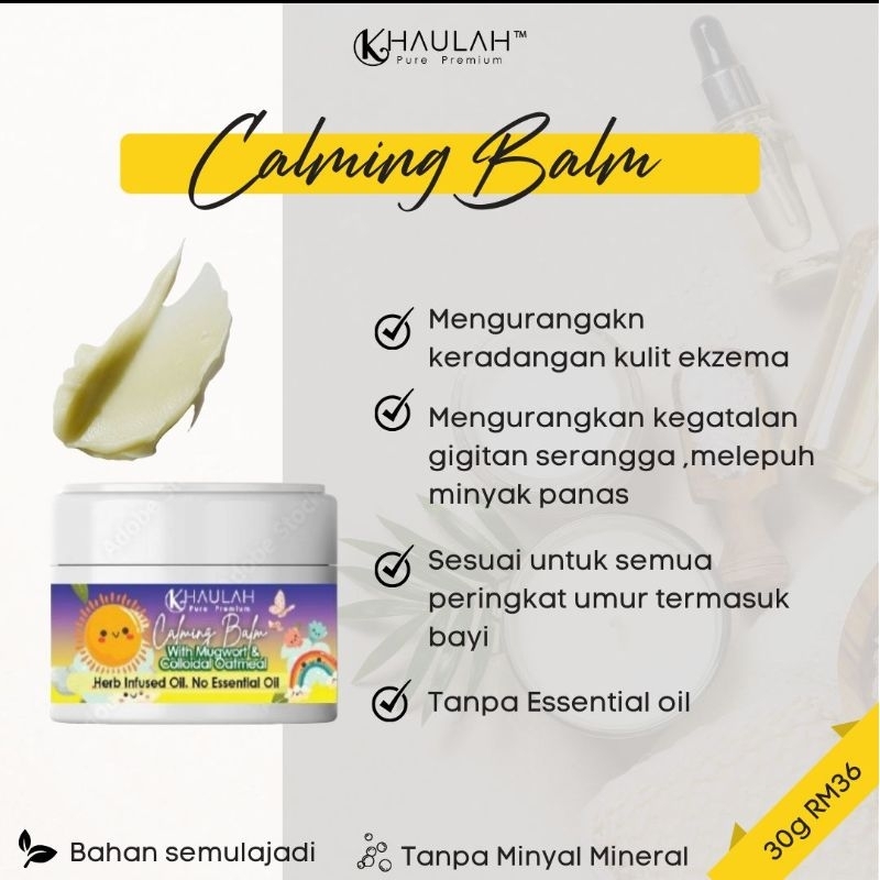 CALMING BALM (Masalah eczema, scabies, psoriasis,chickenpx,kulitkkering) | Shopee Malaysia