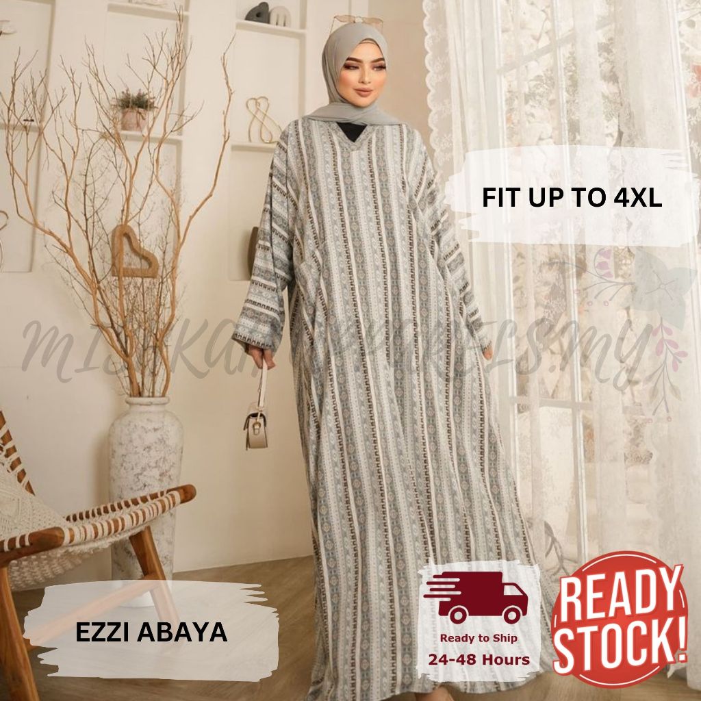 ★Mishkah Apparels★ EZZI Abayat - Crinkle Ethnic Modest Muslimah ...