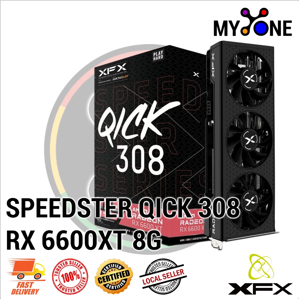 🔥XFX SPEEDSTER QICK 308 RX 6600XT🔥ASUS GIGABYTE MSI Graphics Card GPU GTX RTX RX GDDR5 GDDR6 ...