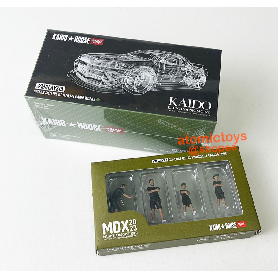 Mini GT Kaido House Nissan Skyline GT-R R34 2023 Malaysia Diecast Expo ...