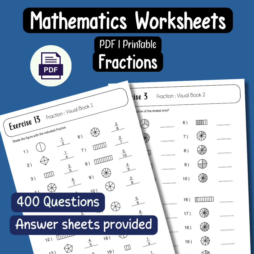 Pdf Latihan Matematik Pecahan Fraction Math Exercise Latih Tubi