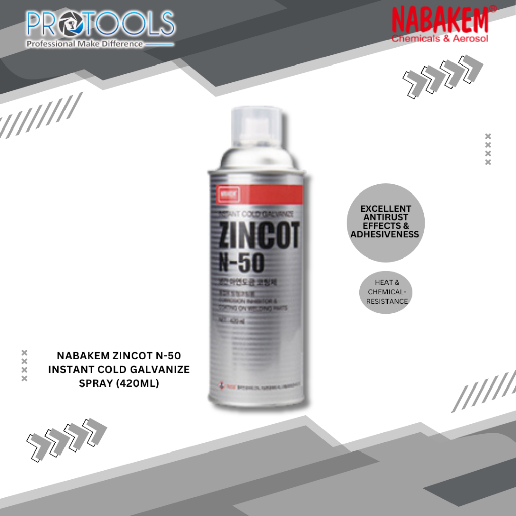 Nabakem Zincot N-50 Instant Cold Galvanize Spray 420ml | Shopee Malaysia