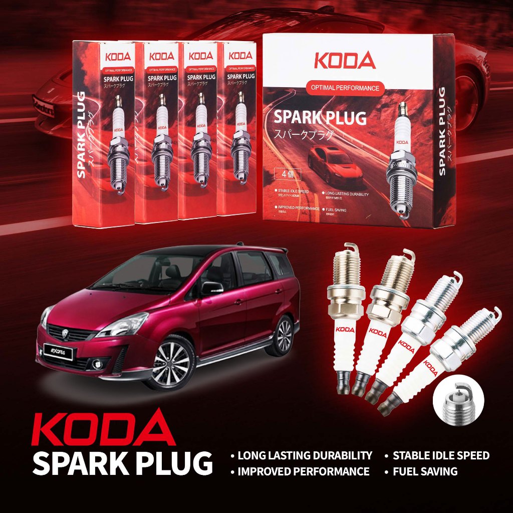 KODA Iridium Spark Plug Proton Exora Bold Turbo 1.6 Campro CFE 2011 ...