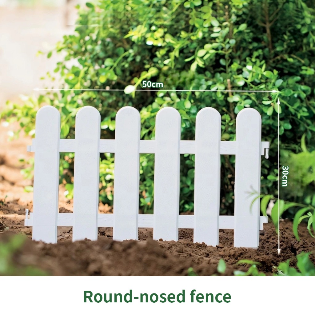 Plastic PVC fence outdoor garden vegetable field isolation fence ...