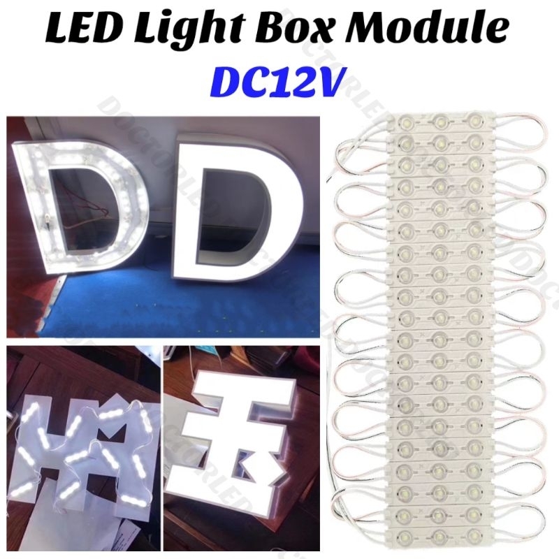 DC12V LED Light Box And Letter Module Design sign Board LED Module ...