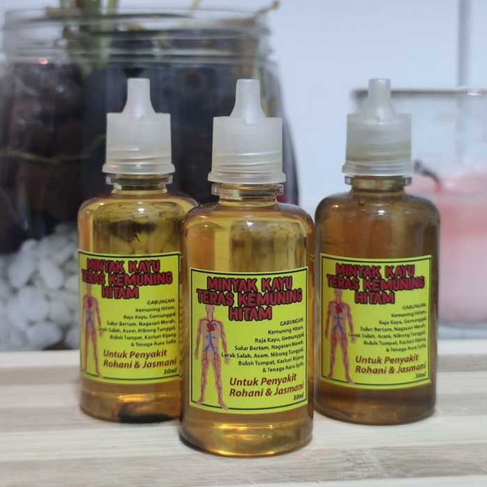 🌿 30ml Minyak Kayu Teras Kemuning Hitam | Penawar bisa, santau, sihir ...