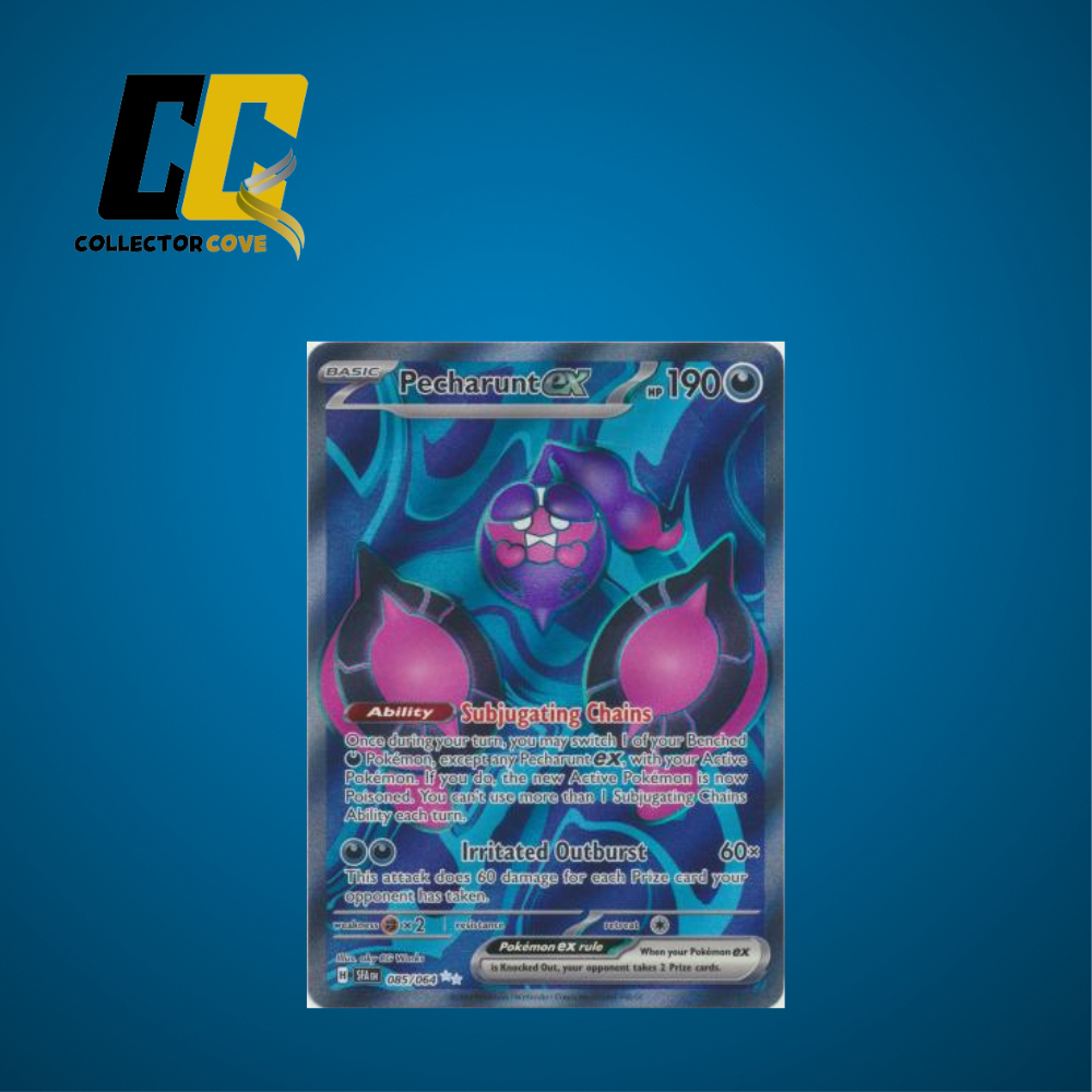 Pecharunt ex - 085/064 - Full Art Secret Rare Shrouded Fable Singles ...