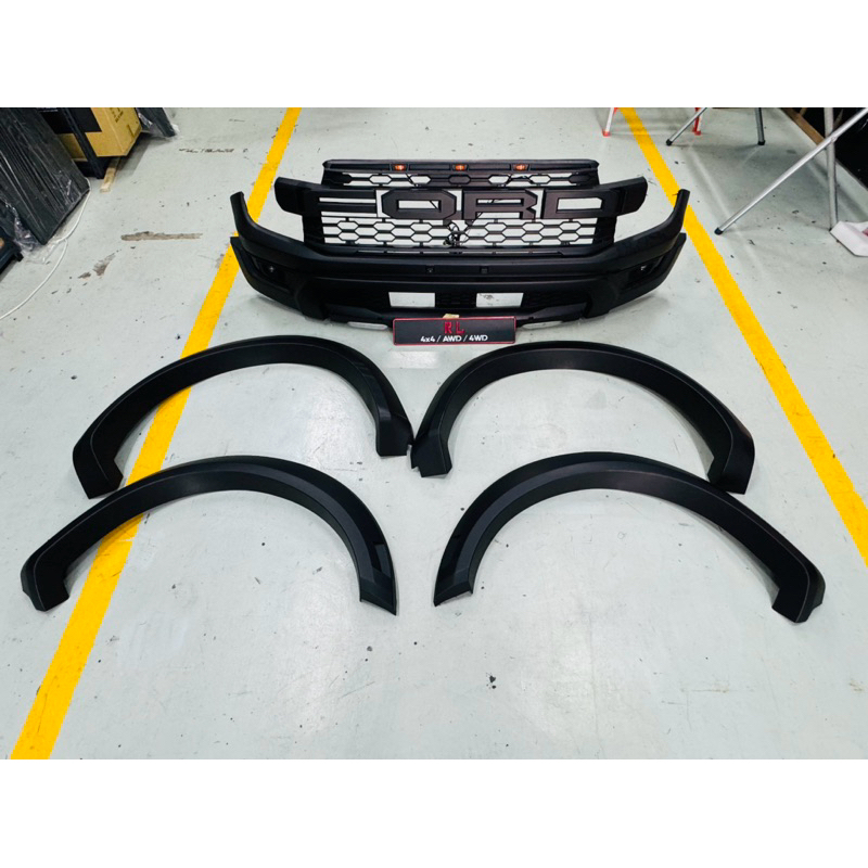 Ford ranger T9 2022 - 2025 mini Raptor bodykit body kit front bumper ...