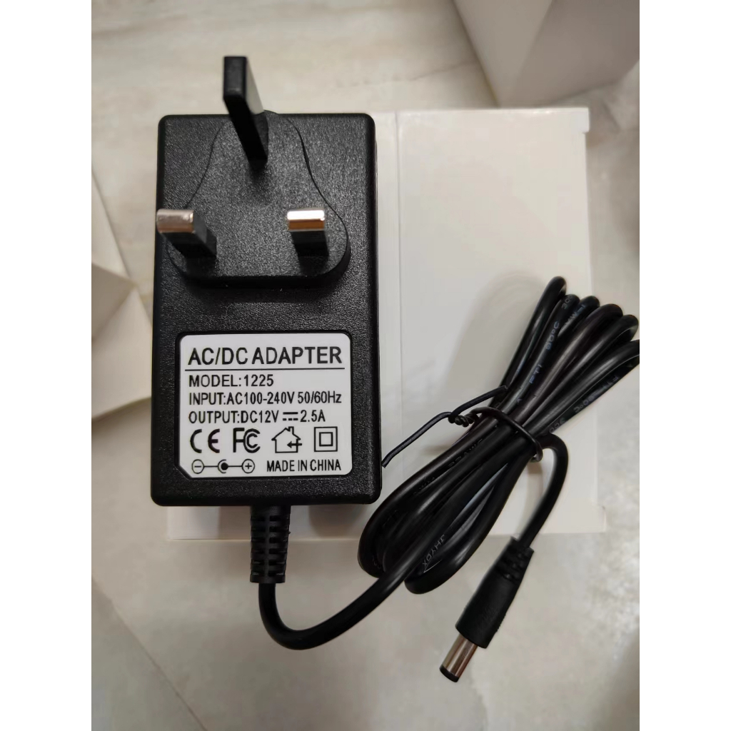 12V 2.5A Power Supply Adapter(5.5mm x 2.5mm)1M | Shopee Malaysia