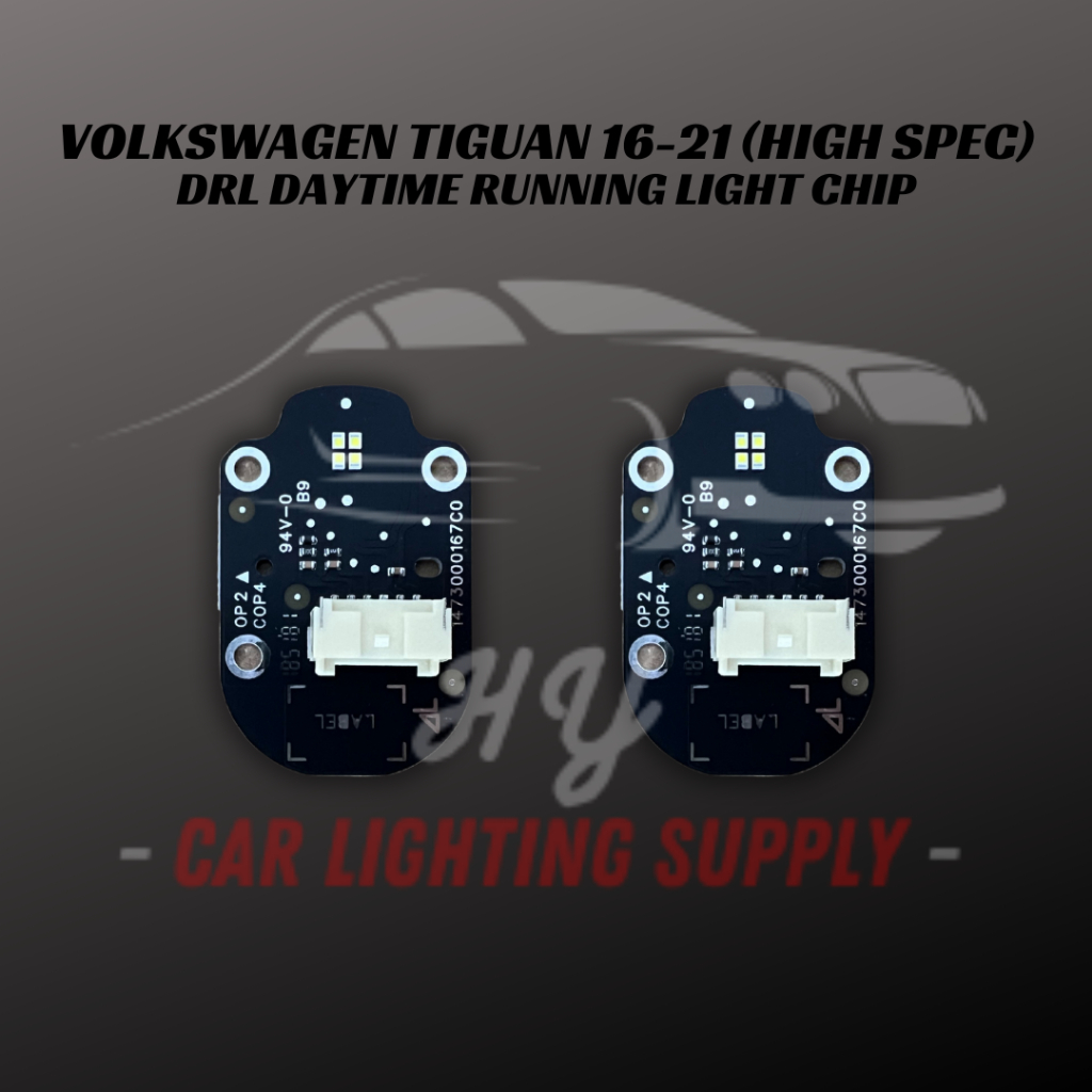 VOLKSWAGEN TIGUAN 16 17 18 19 20 21 (HIGH SPEC) DRL DAYLIGHT RUNNING ...