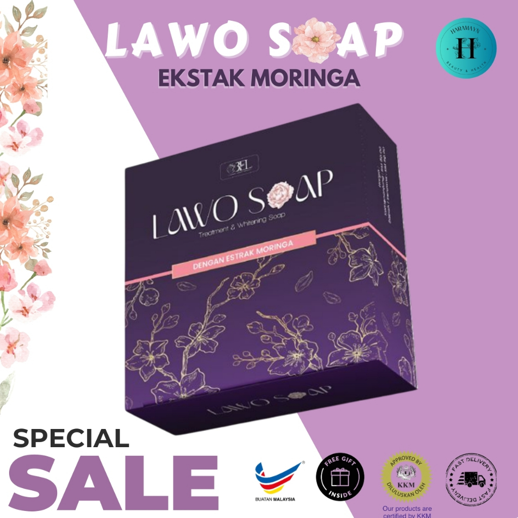 (ORIGINAL PRODUCT) LAWO SOAP EXTRACT MORINGA - TREATMENT & WHITENING ...