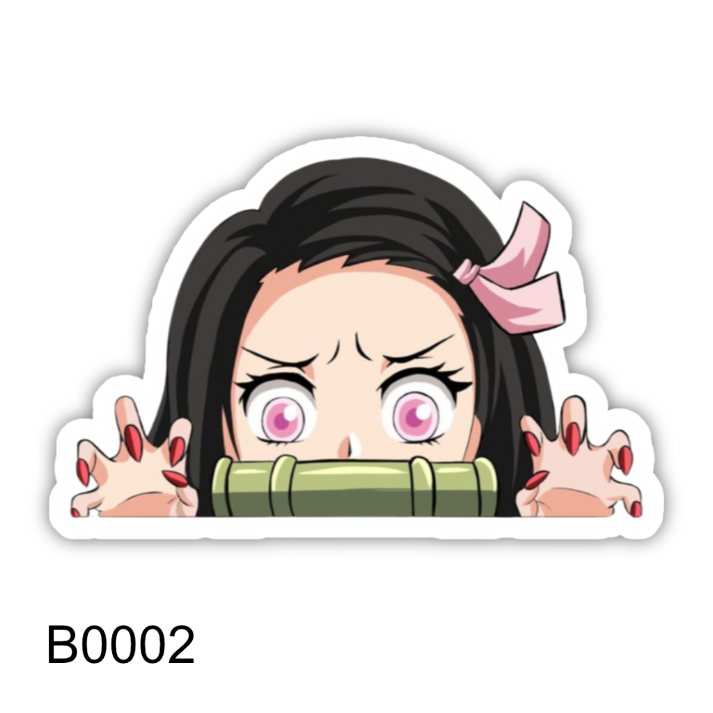Nezuko Demon Slayer Sticker B0002 | Shopee Malaysia