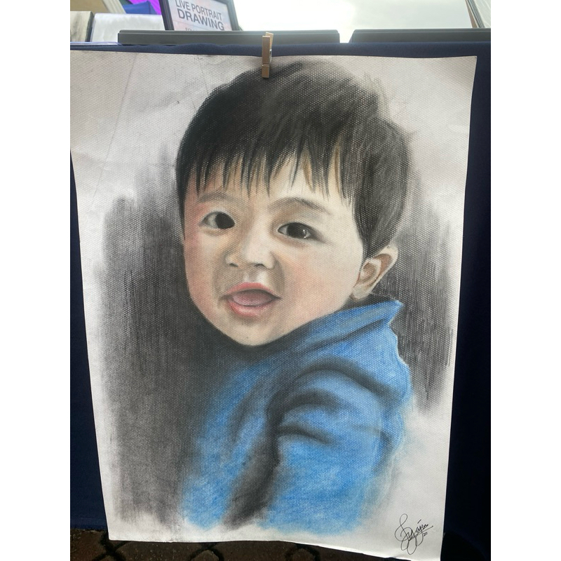 POTRAIT DRAWING A4 SIZE WITH FRAME | Shopee Malaysia