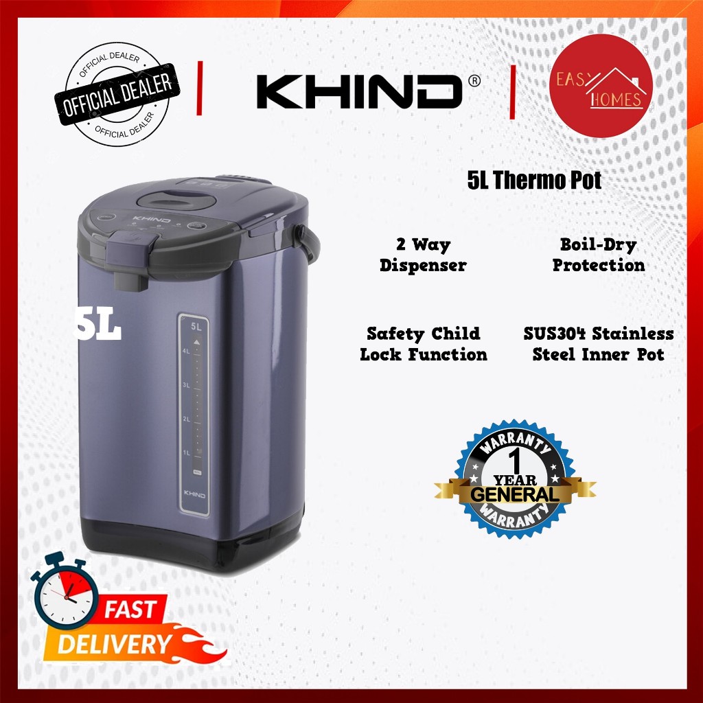 KHIND THERMO POT AP500C 5L | Shopee Malaysia