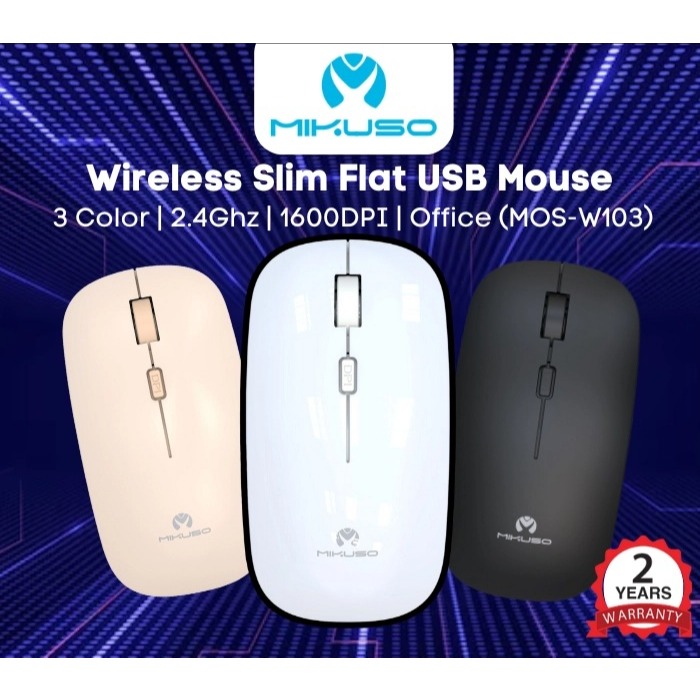 MIKUSO MOS-W103 2.4GHZ WIRELESS MOUSE | Shopee Malaysia