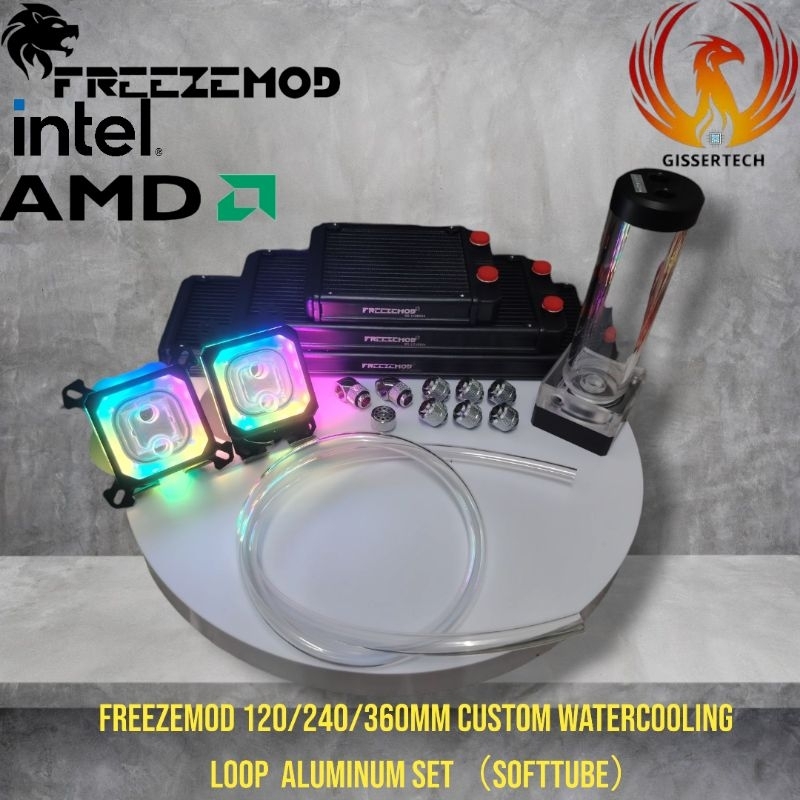Freezemod aluminum 120/240/360 DDC(Soft Tube)Liquid Cooling Kit for CPU ...