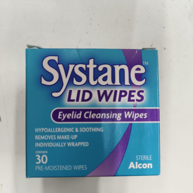 Systane Lid Wipes Eyelid Cleansing Wipes (Exp: 4/2027) | Shopee Malaysia