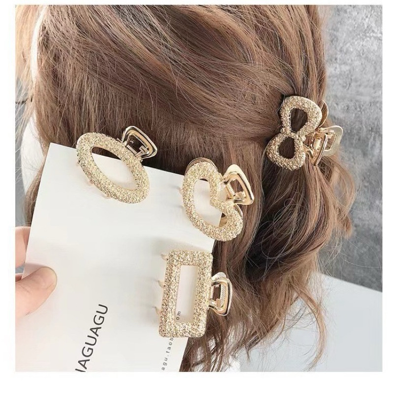 Small Gold Clip hair pin Kecil hair clips Warna Emas Korea hair Clip ...