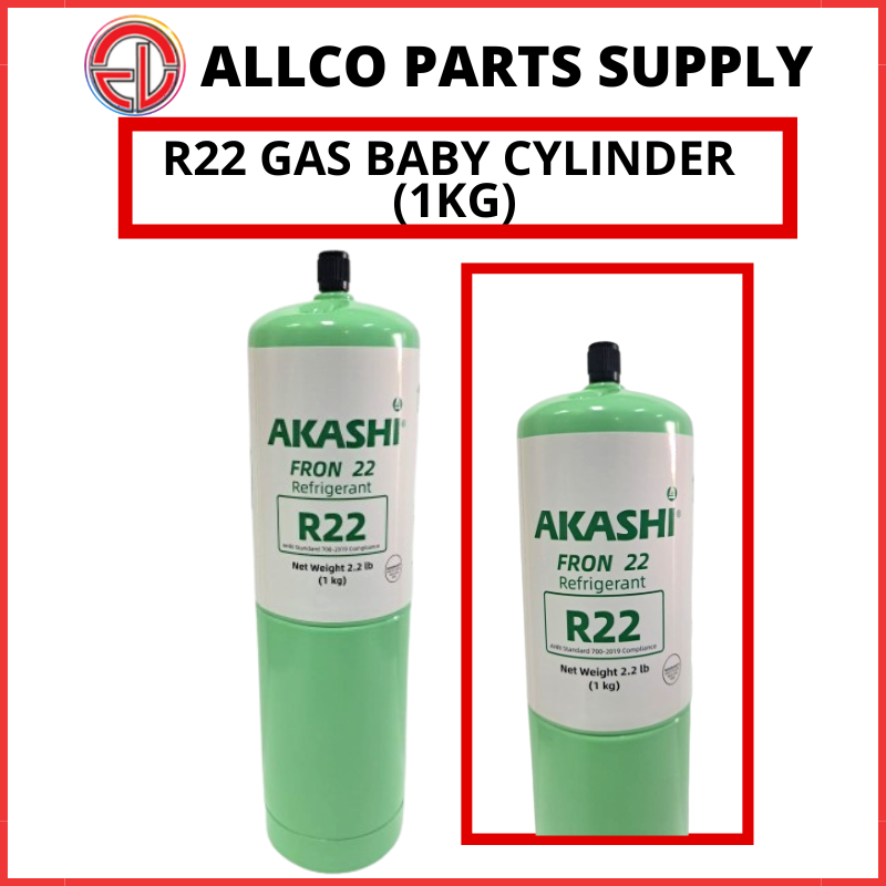 R22 BABY GAS R22 BABY CYLINDER MINI GAS R22 (1KG) (AKASHI) | Shopee Malaysia
