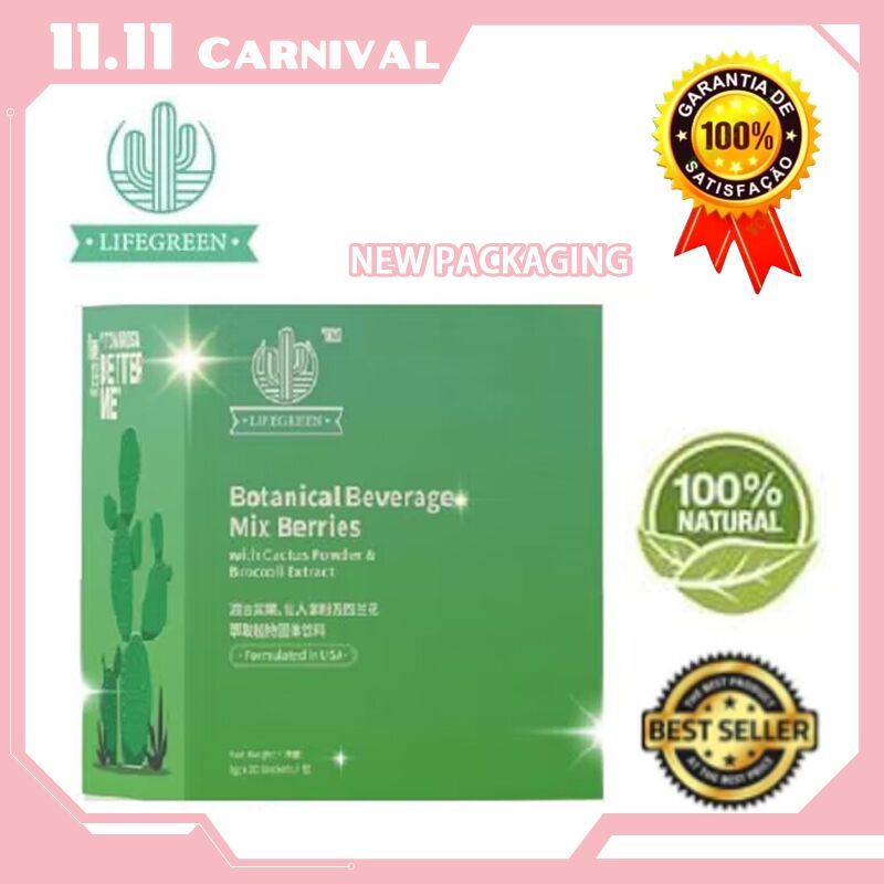 🔥 READY STOCK🔥Lifegreen Cactus植物之王仙人掌粉全新升级版 LifeGreen Cactus 仙人掌饮品 100% ...