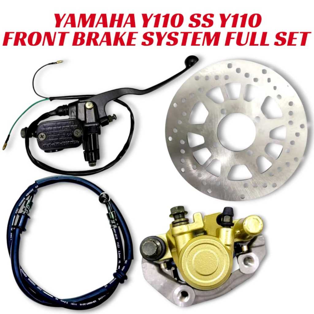 Yamaha Y110 Y110 SS Y110SS Front Disc Brake Pump Set Master Pump ...