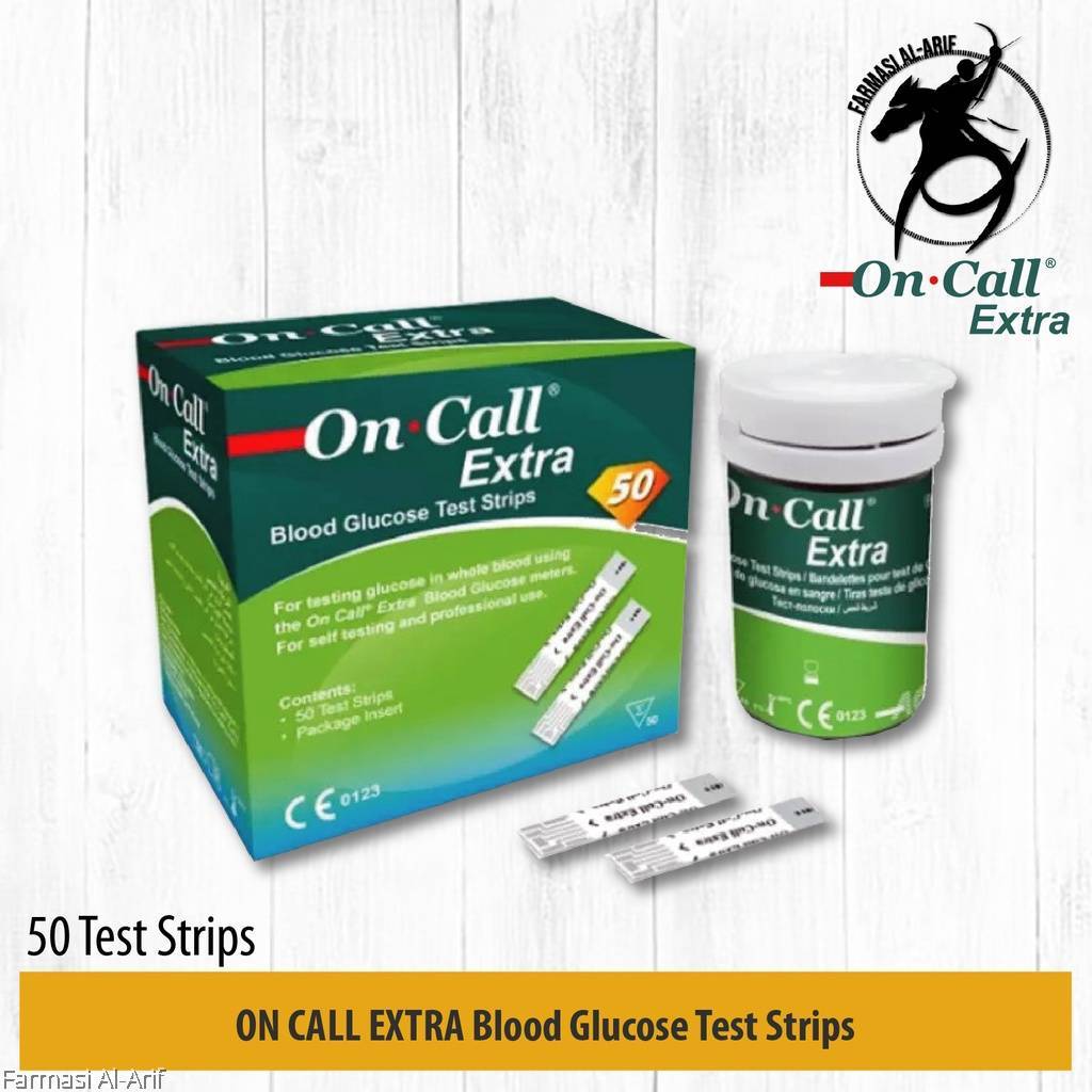 On Call Extra Blood Glucose Test Strip 50's | Shopee Malaysia