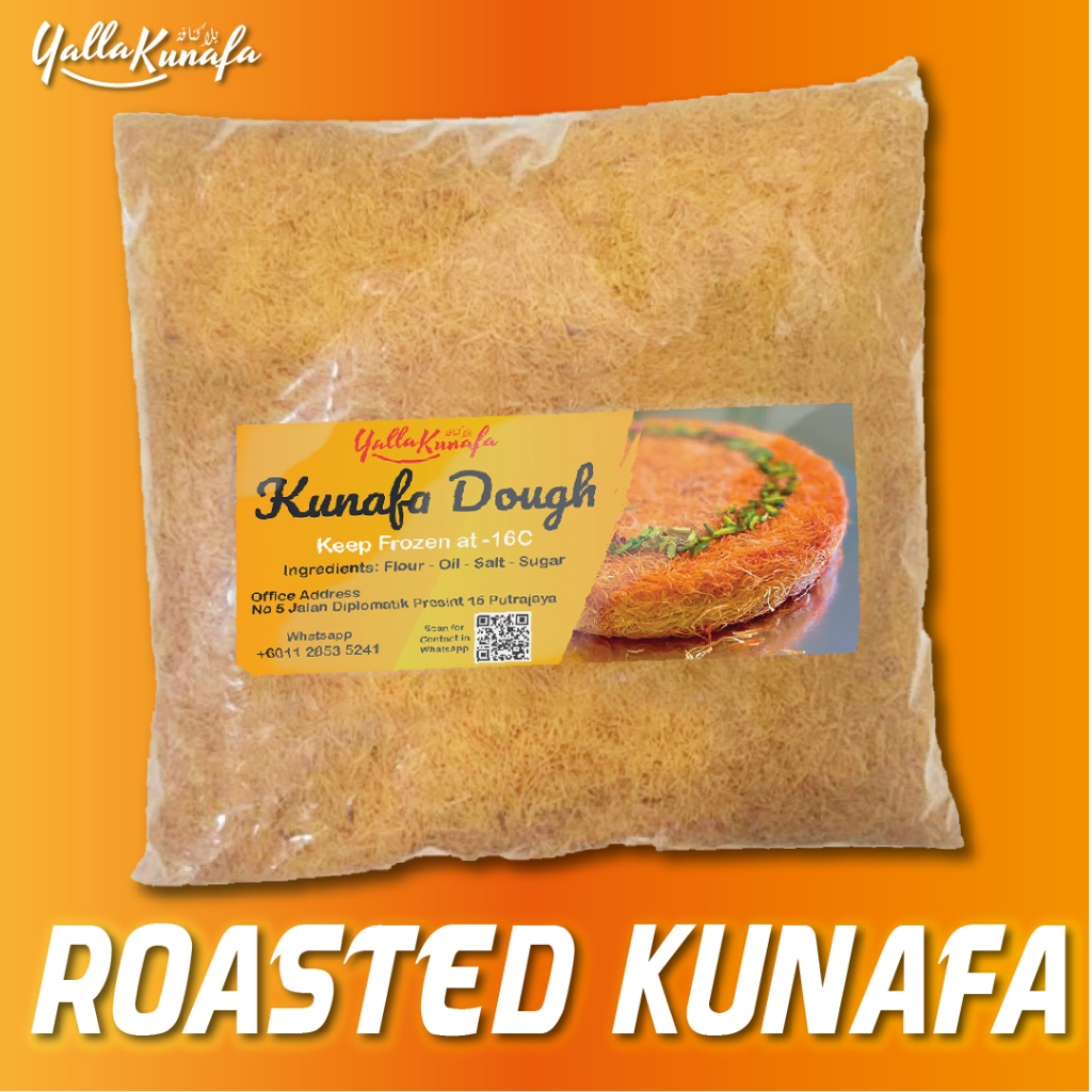 Best Selling Kunafa Dough Roasted 500g / 1 kg Original by Yalla Kunafa ...