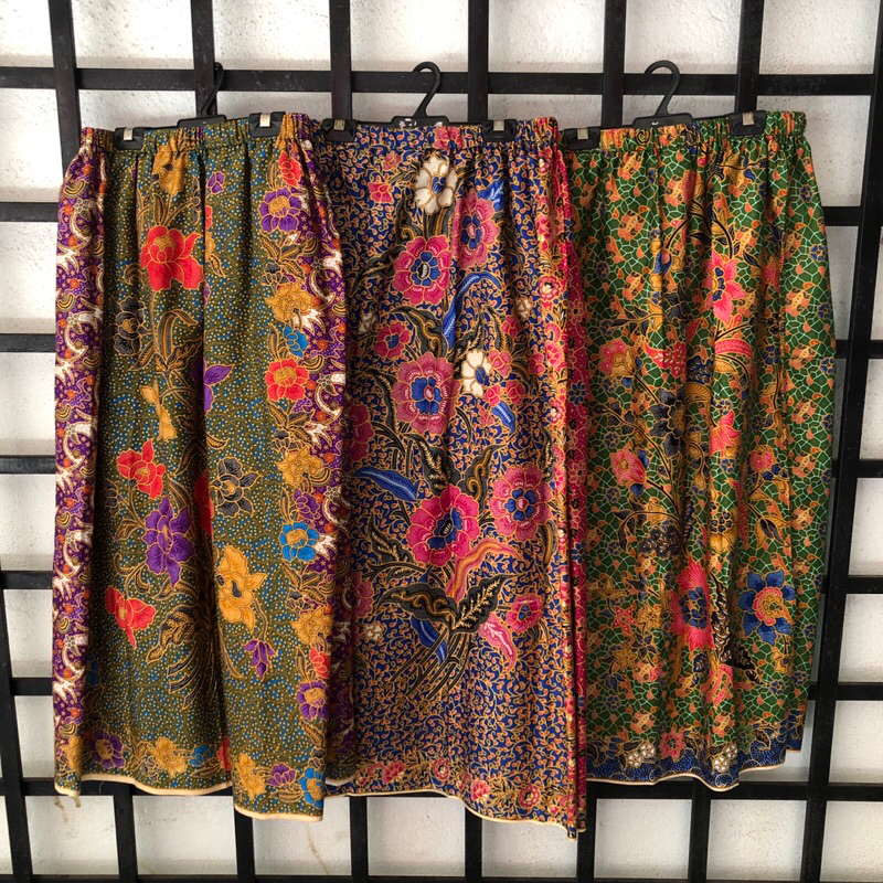 Local HandMade Kain Batik Sarong Siap Jahit Kain Lipat Depan Kain Batik ...