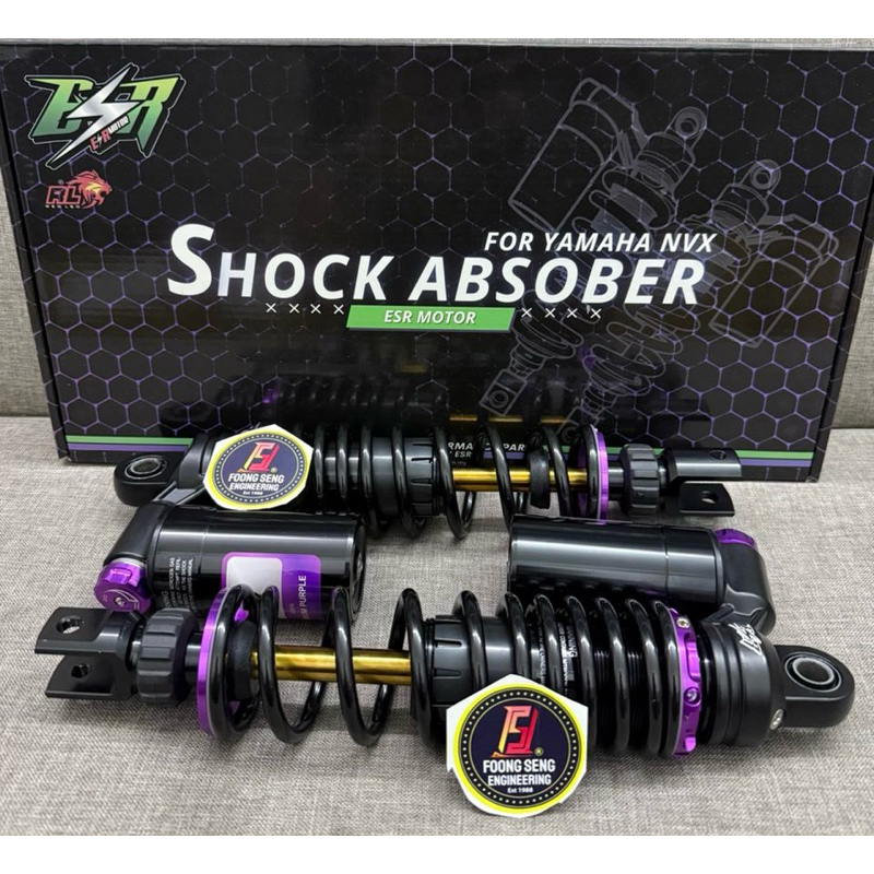 ESR MOTOR NVX 155 & NMAX V2 / XMAX 250 SHOCK ABSORBER 285MM 305MM ...