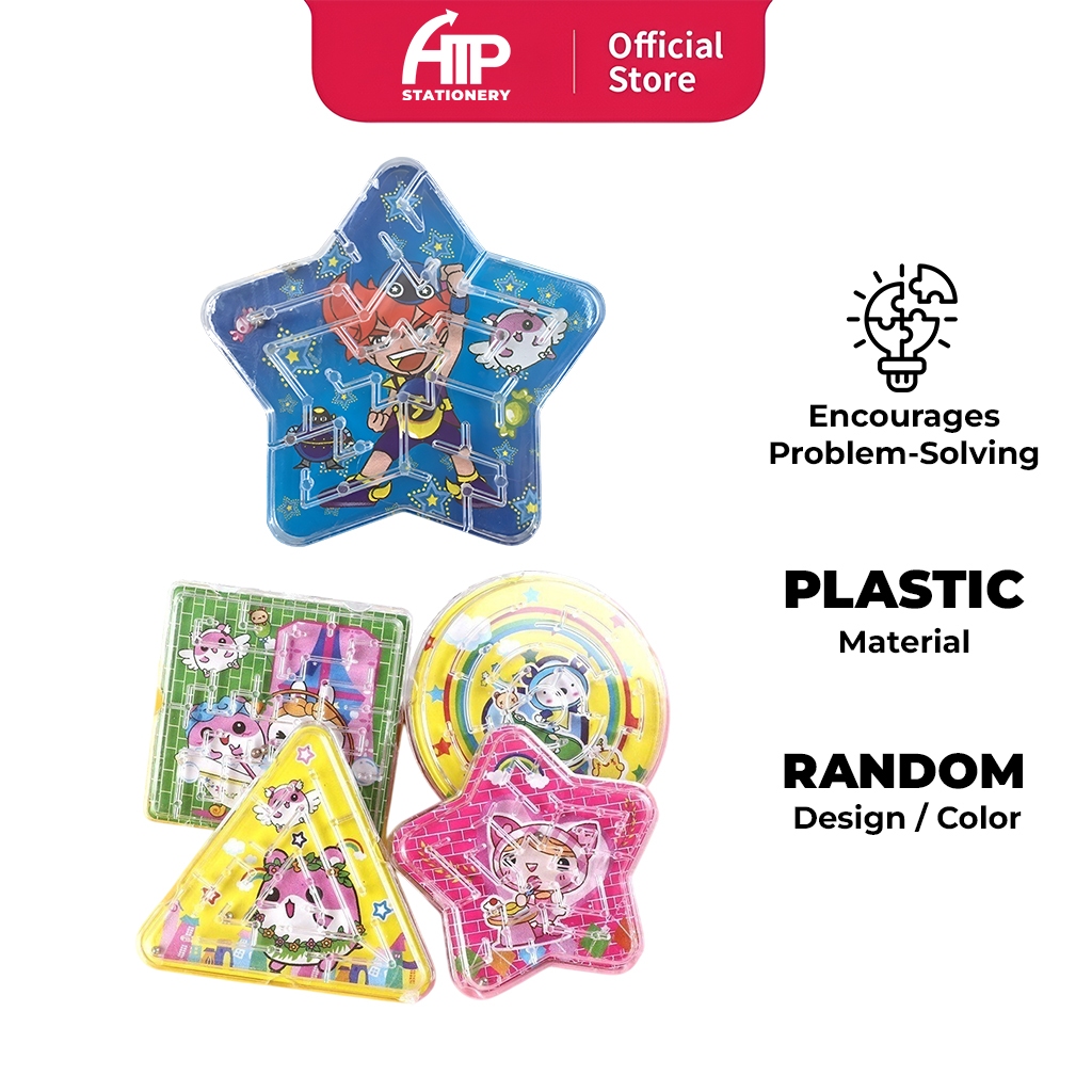 Nostalgic Classic Mini Palm Ball Maze Balance Roller Toys Cute Cartoon ...