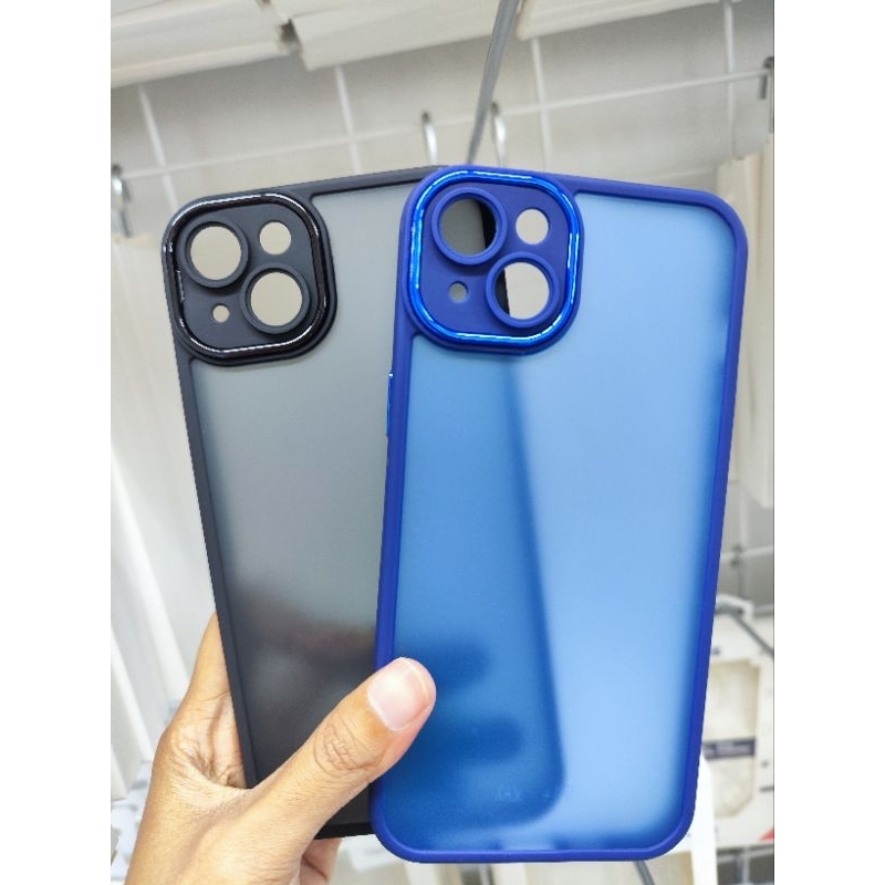 Plating Case Casing for IP 14 Plus Cover Protect Clear Simple | Shopee ...