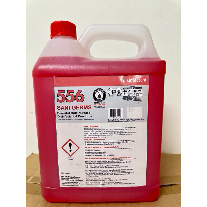 ISE Sani Germs Powerful Multipurpose Disinfectant & Deodorizer, Cecair ...