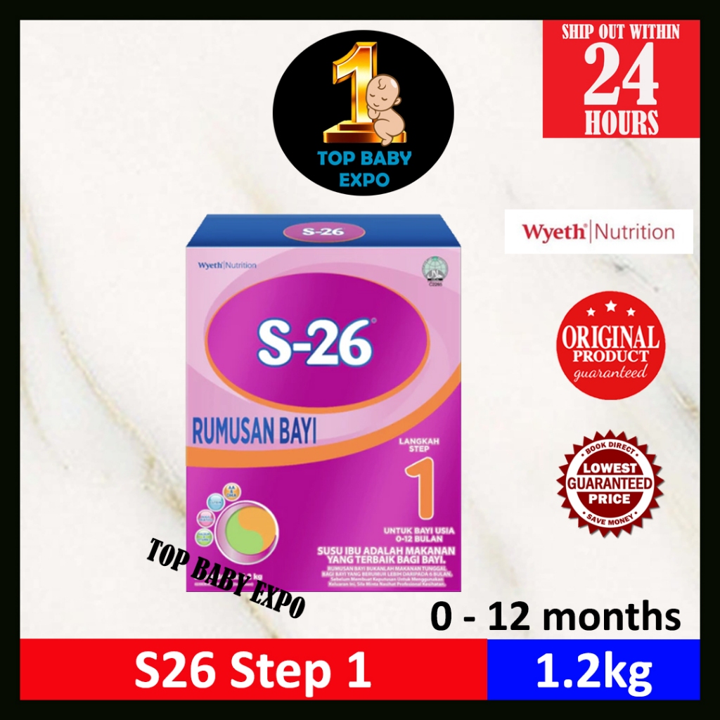 S26 SMA Step 1 Baby Formula (1.2kg) Exp: 01/2027 (Wyeth) (Newest Stock ...