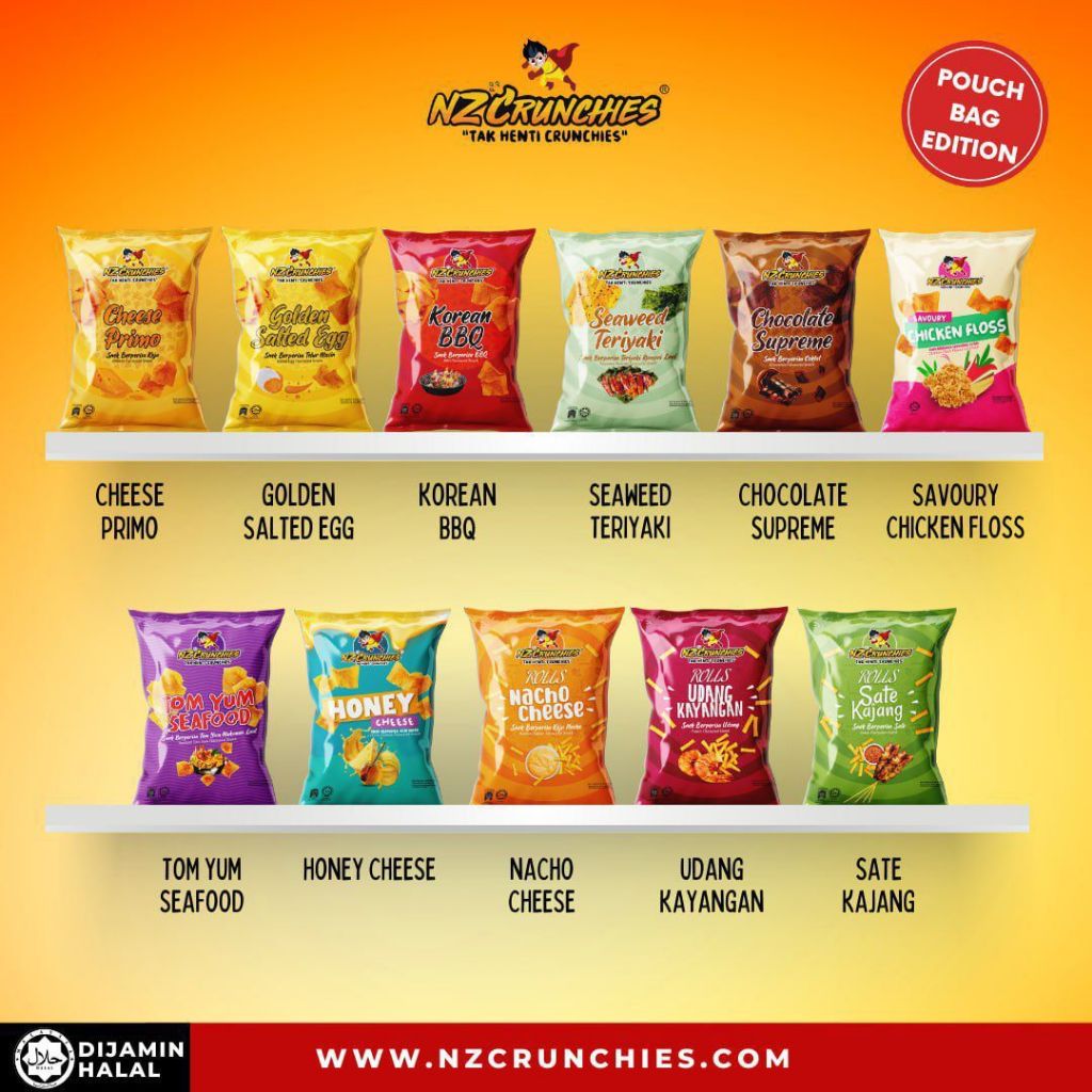 NZ Crunchies Snack Viral Pack 45G | Ready Stock | Shopee Malaysia