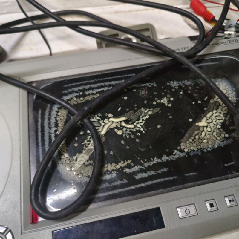 dvd vcd sun visor monitor used spare part rosak screen | Shopee Malaysia
