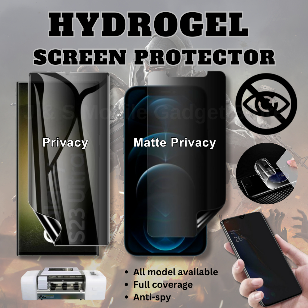 Hydrogel Privacy Screen Protector / Doogee V Max Pro / S200 / S118 ...
