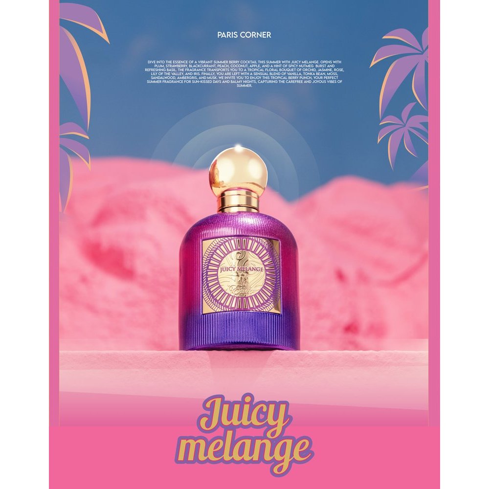 JUICY MELANGE Emir - Paris Corner Fruity Candy perfume 100 ML Original ...